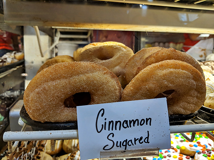 Cinnamon sugar donuts that transport you back to childhood fairgrounds, minus the questionable carnival rides and plus artisanal quality.