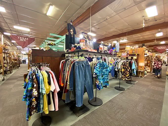 Vintage fashion waiting for its second act. These clothes weren't fast fashion—they were built to tell stories across generations.