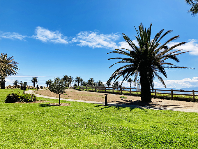 The grounds surrounding the lighthouse offer that perfect blend of manicured lawns and wild coastal beauty&mdash;like nature hired a really good stylist.