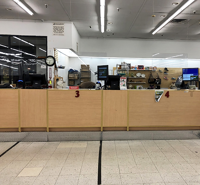 The checkout counter: final destination for treasures and the place where you'll wonder how you scored so much for so little.