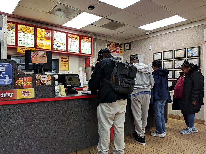 The line forms with patient anticipation—these customers know that greatness can't be rushed, especially when it involves pressure-cooked perfection.