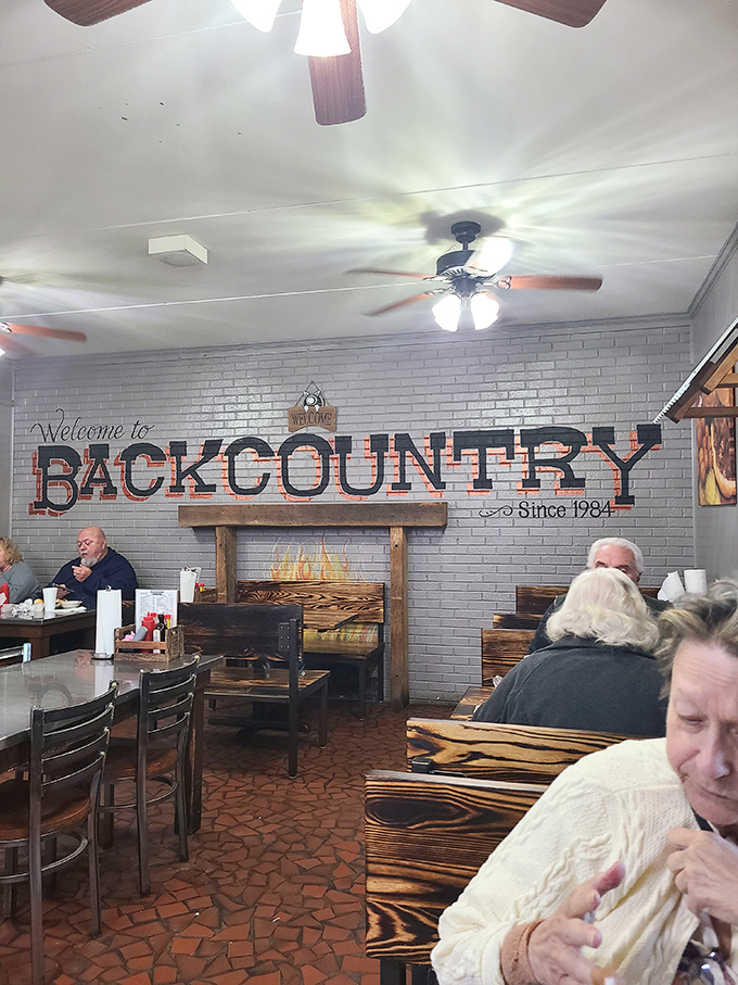 The dining room where strangers become friends, united by the universal language of "mmm" and "you've got to try this."