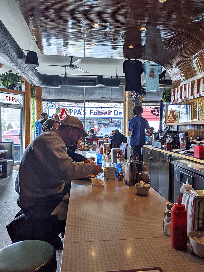Counter culture at its finest. Where regulars become philosophers, and strangers become friends over plates of hashbrowns and endless coffee refills.