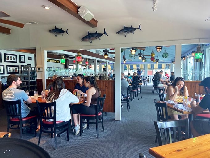 The dining room hums with the universal language of "mmm" as patrons discover why locals keep this place in their regular rotation.