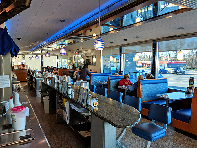 Fellow diners enjoying the kind of unhurried meal that makes you remember why eating together matters.