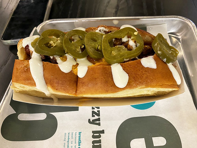 The Enchilada Dog proves that sometimes the best ideas come from cross-cultural culinary matchmaking&mdash;spicy, creamy, and utterly addictive.