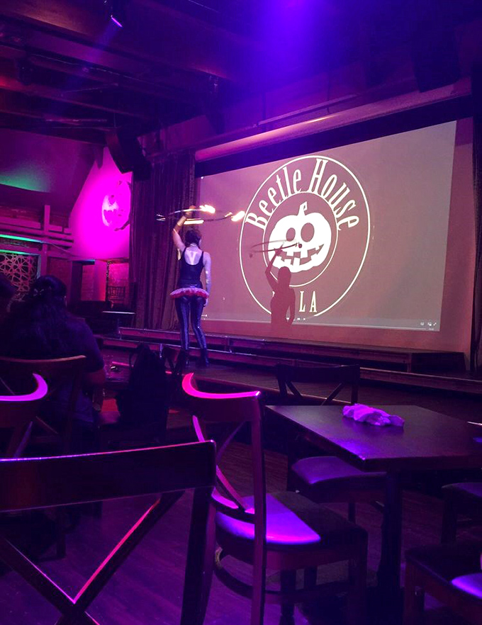 Live entertainment adds another layer to an already immersive dining experience that engages all senses.