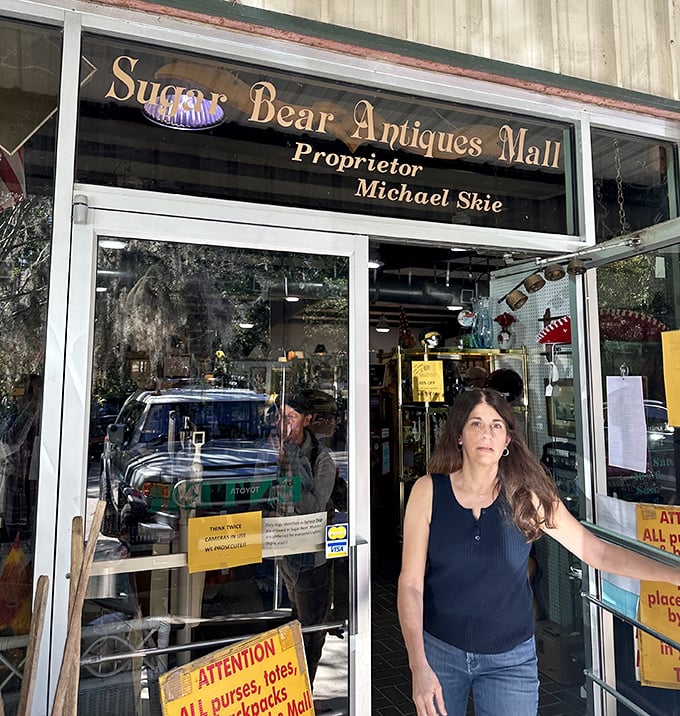 The entrance promises adventure for those brave enough to enter. Every great treasure hunting story begins with walking through a doorway like this.