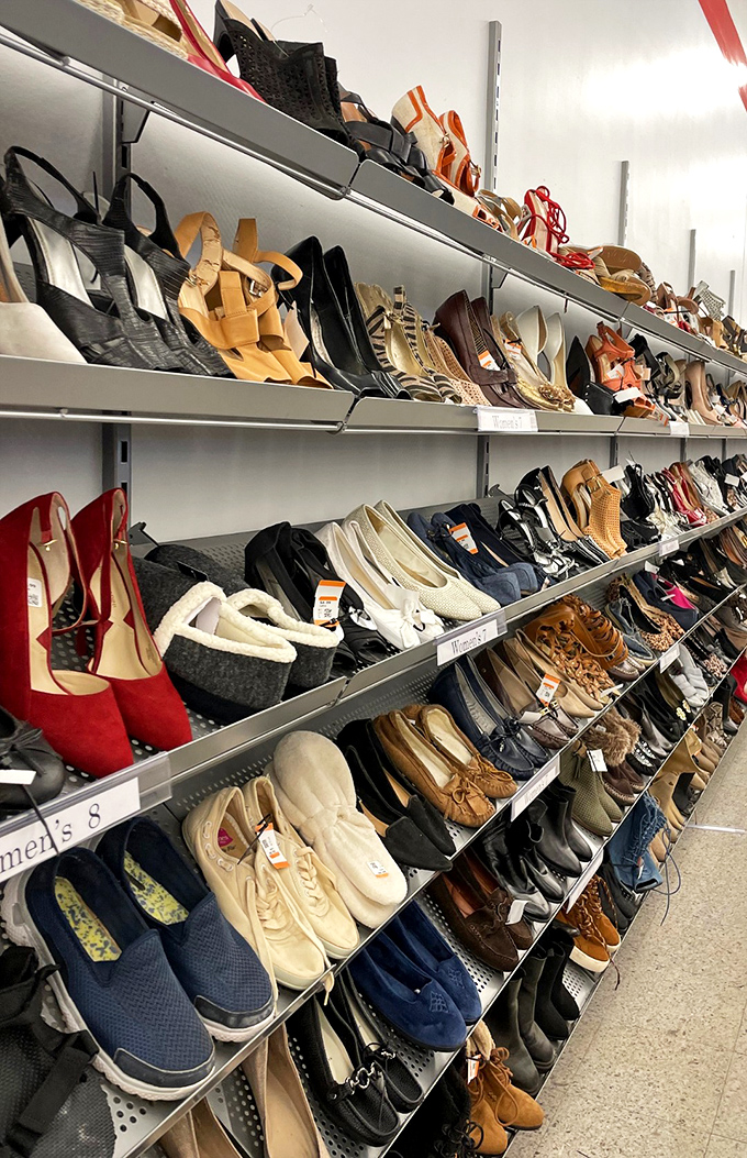 Shoe heaven or footwear purgatory? Either way, there's a pair here with your name on it&mdash;possibly literally if the previous owner used a Sharpie.