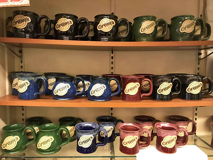 Collect the mugs, collect the memories. These colorful vessels aren't just for coffee&mdash;they're trophies celebrating your excellent taste in donuts.