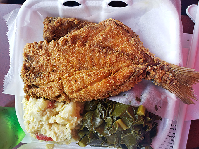 When a whole fried fish arrives looking this majestic, you know you've found a place that respects both tradition and technique.