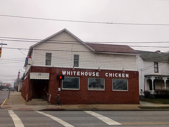 From this modest corner, White House Chicken has been serving Barberton's signature poultry since the 1950s. Some institutions don't need fancy facades.