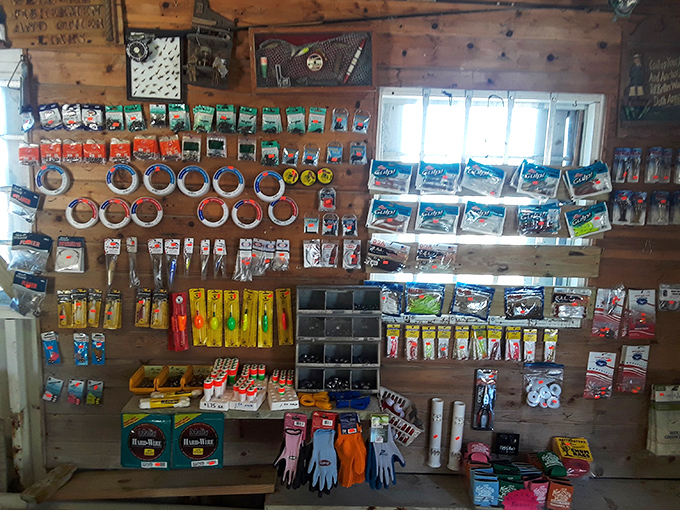 A fisherman's candy store of tackle and gear. Where serious anglers shop before ordering the very fish they hope to catch themselves.