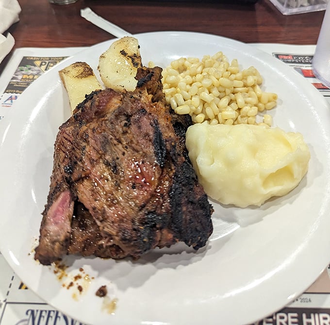 This steak didn't just come to play&mdash;it came to dominate your taste buds. Paired with sides that know their supporting role perfectly.