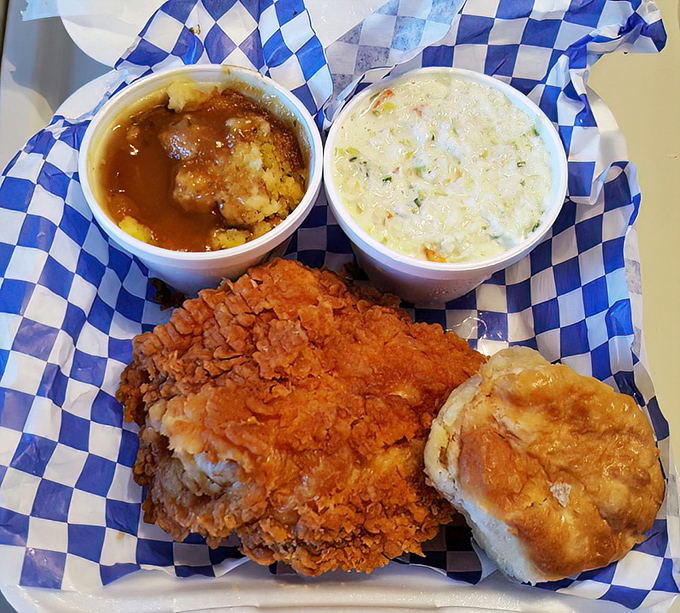 This honey-crunch chicken and biscuit combo isn't just a meal&mdash;it's edible therapy for whatever ails you.