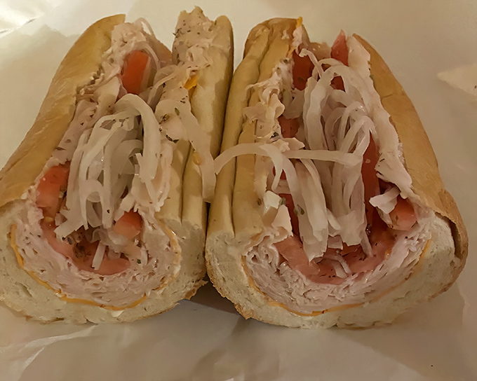 This sandwich doesn't just satisfy hunger&mdash;it abolishes it. Turkey, cheese, and fresh tomato create the comfort food trifecta we all crave.