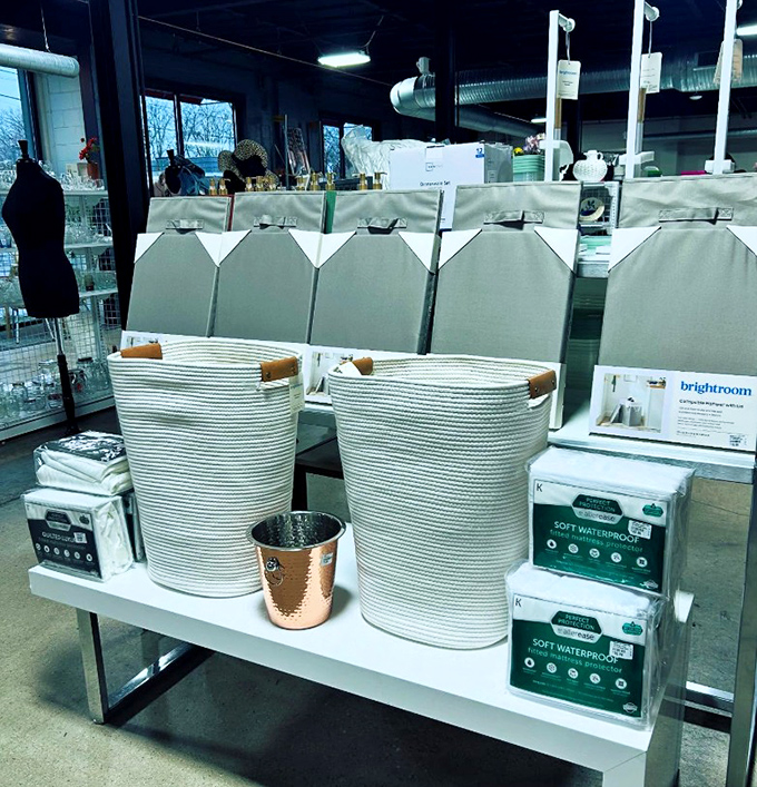 Storage solutions that make adulting almost enjoyable. Those rope baskets are practically begging to organize the chaos of your everyday life.