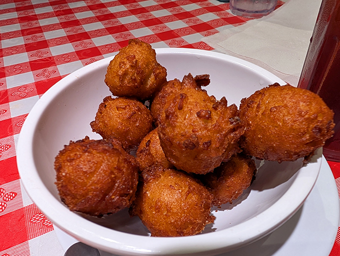Hushpuppies so perfectly golden they should be in a museum&mdash;if museums allowed visitors to devour the exhibits.