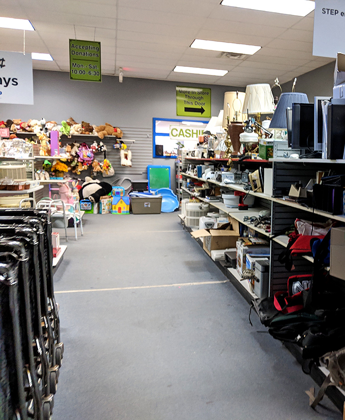 Navigate the well-organized aisles like an explorer charting new territory. Each shelf holds potential discoveries that big-box stores can't replicate.