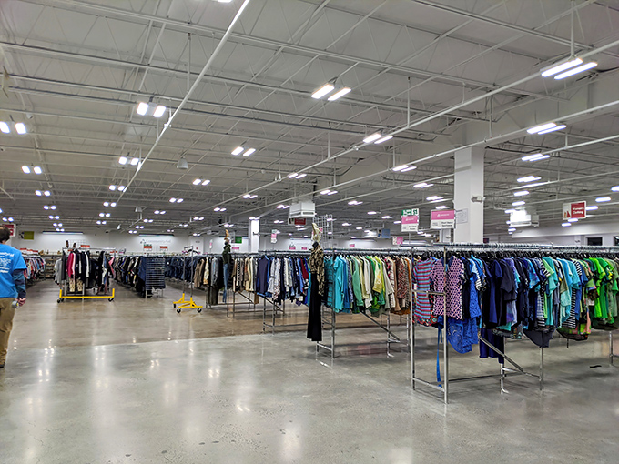 The sheer vastness of CommunityAid's clothing department makes even department stores look small&mdash;a secondhand shopper's dream come true.