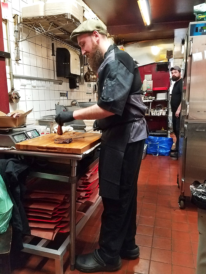 In this kitchen, barbecue isn't just cooked&mdash;it's crafted through a delicate dance of timing, temperature, and technique.