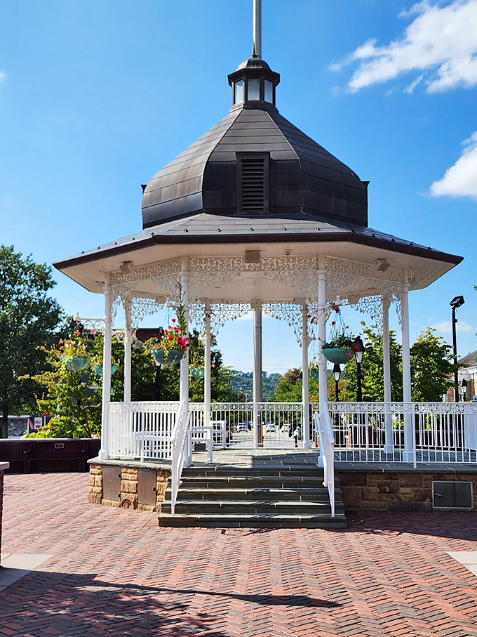 The iconic bandstand in Ligonier's Diamond has witnessed countless summer concerts, first kisses, and community gatherings beneath its ornate Victorian canopy.