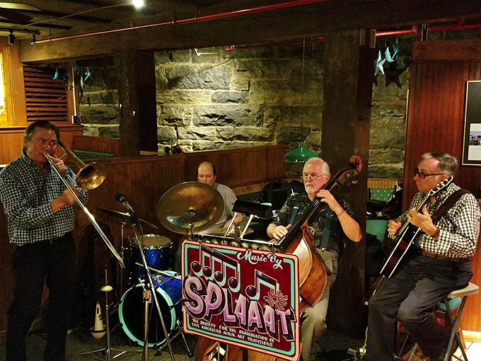 Live music adds another layer of flavor to the Mill Street experience, proving that this restaurant feeds more than just your appetite.