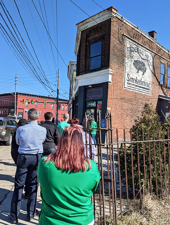 The line outside isn't just people waiting—it's a community of soon-to-be-satisfied souls participating in Erie's most delicious ritual.