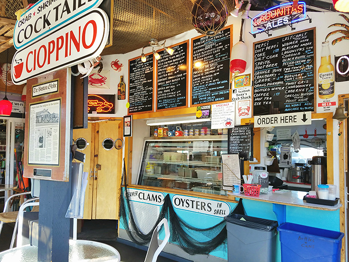 Behind this counter, seafood magic happens without pretense&mdash;just honest cooking that respects what the ocean has provided.