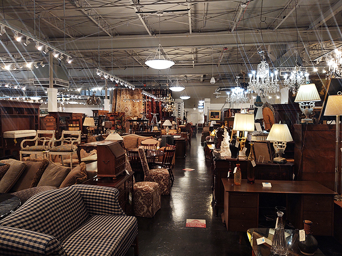 The furniture equivalent of speed dating &ndash; rows of potential matches for your home, each with character, history, and hopefully no deal-breaking flaws.