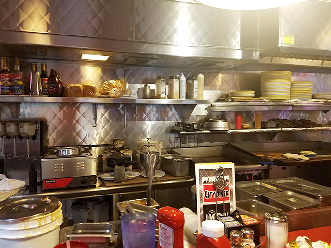 Behind every great diner is a well-organized kitchen&mdash;where the magic happens amid stainless steel, yellow plates, and decades of breakfast wisdom.