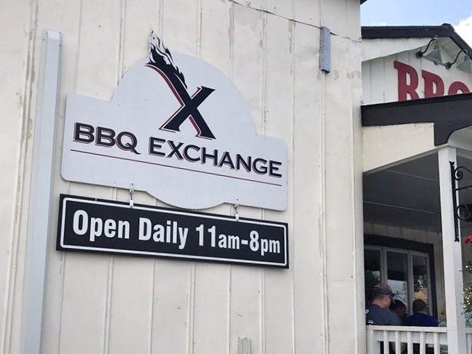 The most important sign in Gordonsville &ndash; telling you exactly when you can get your hands on Virginia's barbecue treasures.