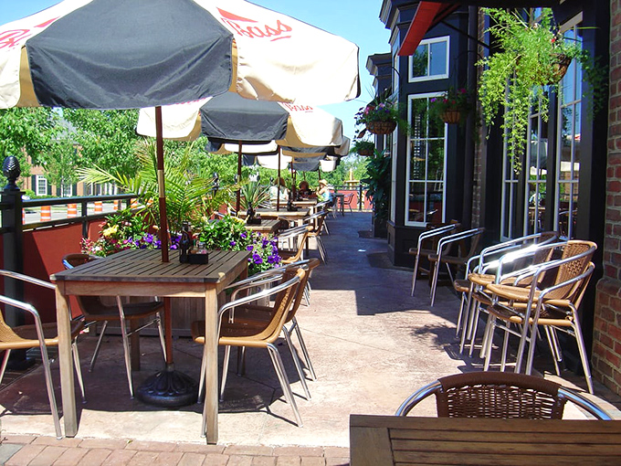 The outdoor patio &ndash; where summer afternoons stretch into evenings, and "just one more appetizer" seems like the most reasonable suggestion in the world.