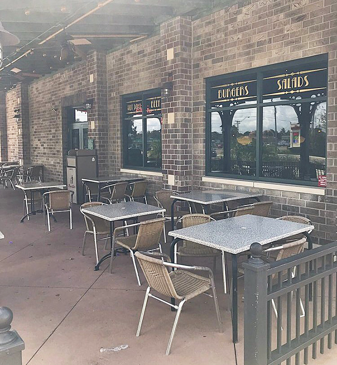 Outdoor seating extends the dining experience into Florida's beautiful weather for perfect meal enjoyment.