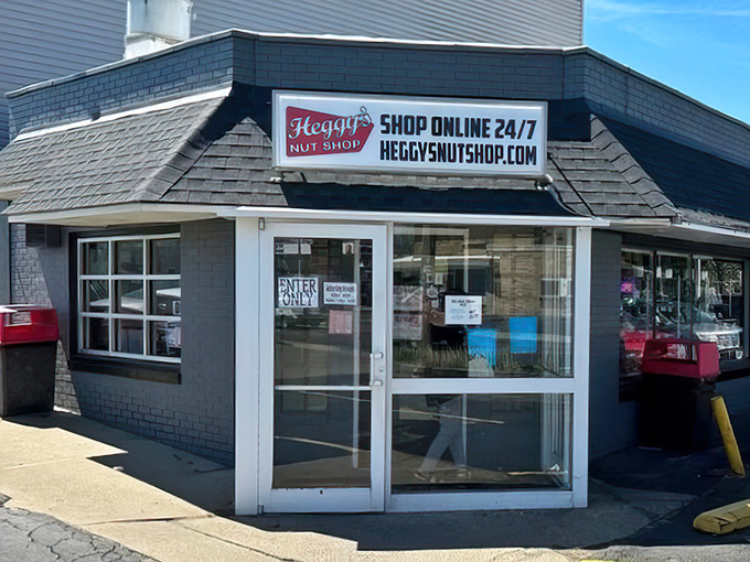 The entrance says "Enter Only" because once you've experienced Heggy's, you'll need a separate door for your significantly happier exit.