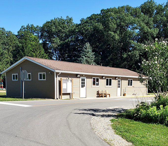 The park's humble headquarters might lack architectural flair, but it's where rangers coordinate the preservation of this natural treasure.