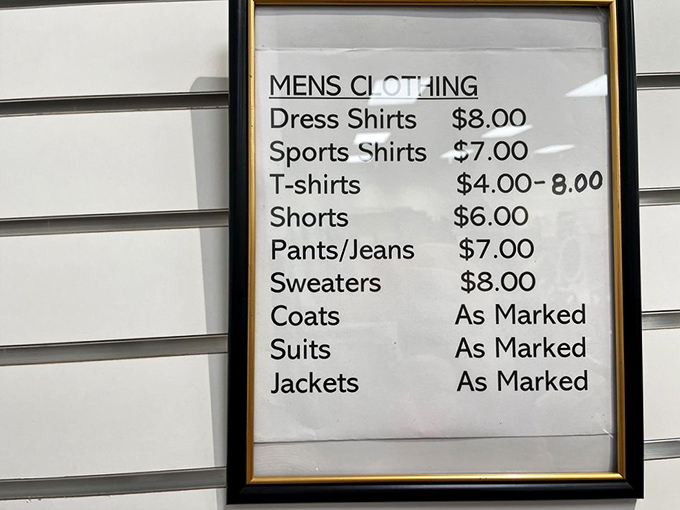 Men's clothing priced so reasonably that you'll finally replace those shirts you've been wearing since the Clinton administration.