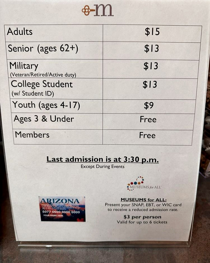 Fair admission pricing ensures this magical miniature experience remains accessible to families and curious visitors alike.