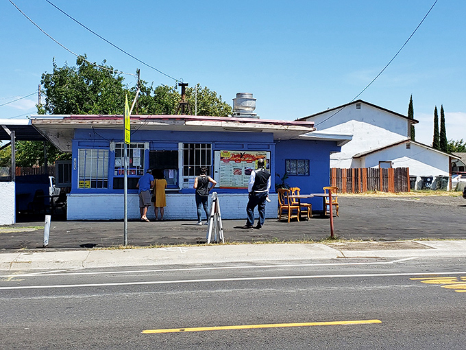 From the street, it looks unassuming&mdash;but locals know this blue building houses flavor bombs waiting to detonate.