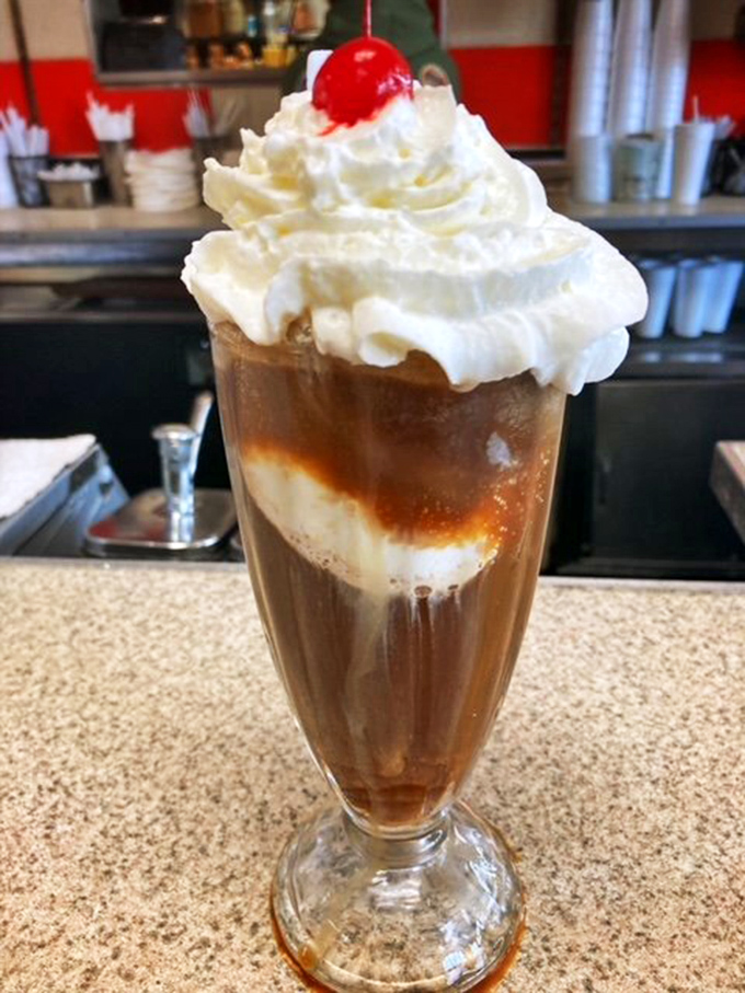 The root beer float &ndash; where fizzy meets creamy in a tall glass of nostalgia that tastes exactly like the best summer day of your childhood.