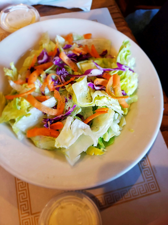 A garden-fresh salad that somehow doesn't feel like punishment. Vibrant, crisp, and proof that Farmer Boy knows more than breakfast.