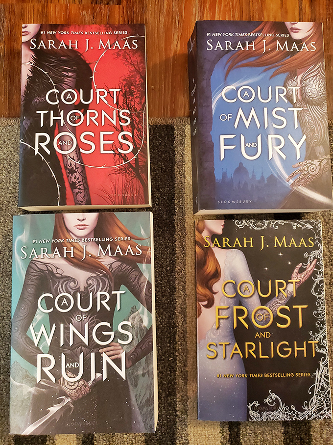 Sarah J. Maas' beloved fantasy series waits for the next reader to fall under its spell &ndash; these dog-eared copies have already transported countless minds to magical realms.