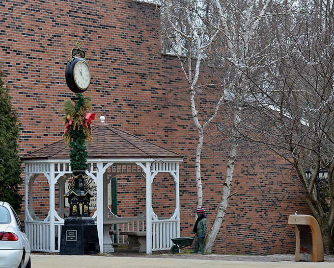 This quaint gazebo and vintage clock create Princeton's version of town square &ndash; where minutes pass more slowly and nobody minds one bit.