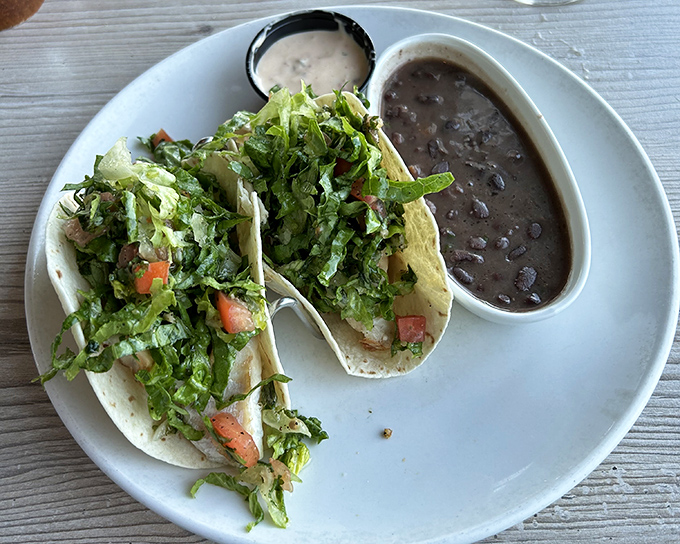 Tacos that bring the ocean to your table&mdash;fresh, vibrant, and requiring that special "lean forward so you don't drip" dining posture.