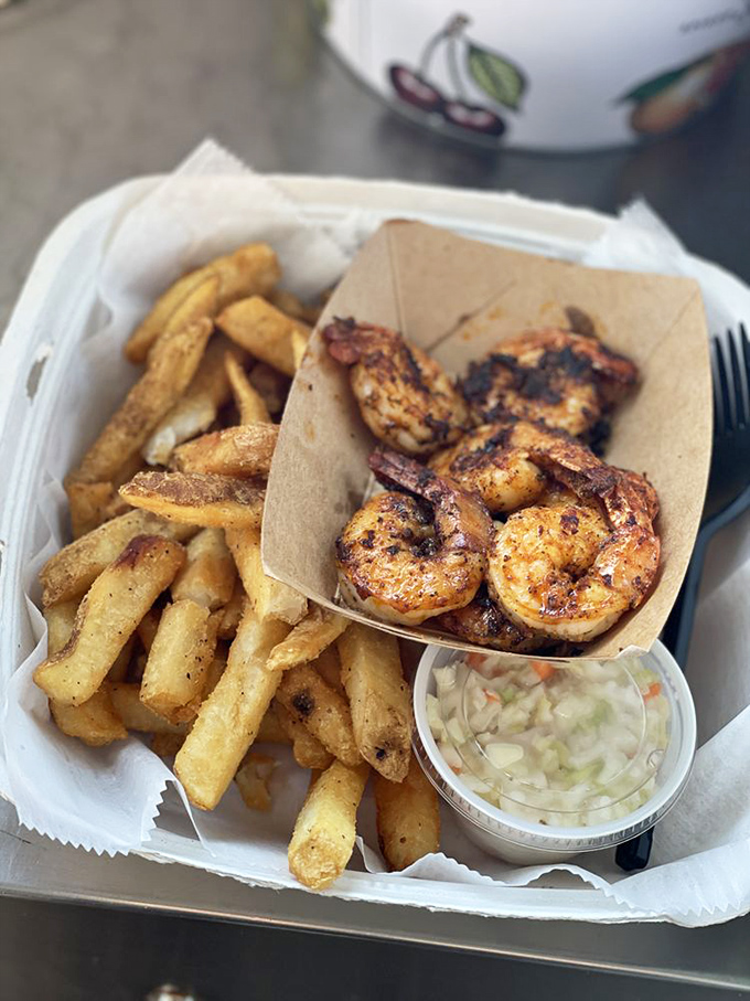 These grilled shrimp aren't just food; they're edible postcards saying "Wish you were here" in the most delicious way possible.