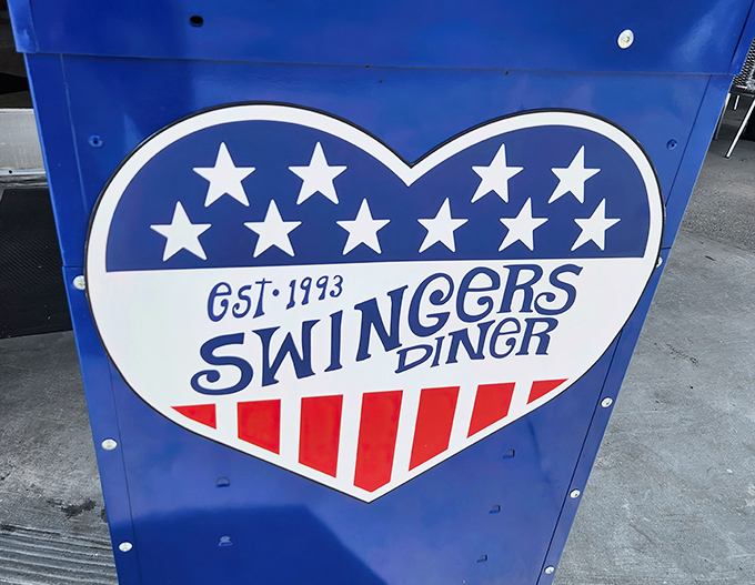 Established 1993, but the red, white, and blue heart logo feels timeless &ndash; like it's been feeding Los Angeles since diners were invented.