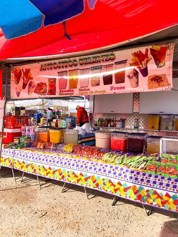 Snack attack central&mdash;where Mexican treats in technicolor glory promise sweet, sour, and spicy sensations all in one glorious bite.