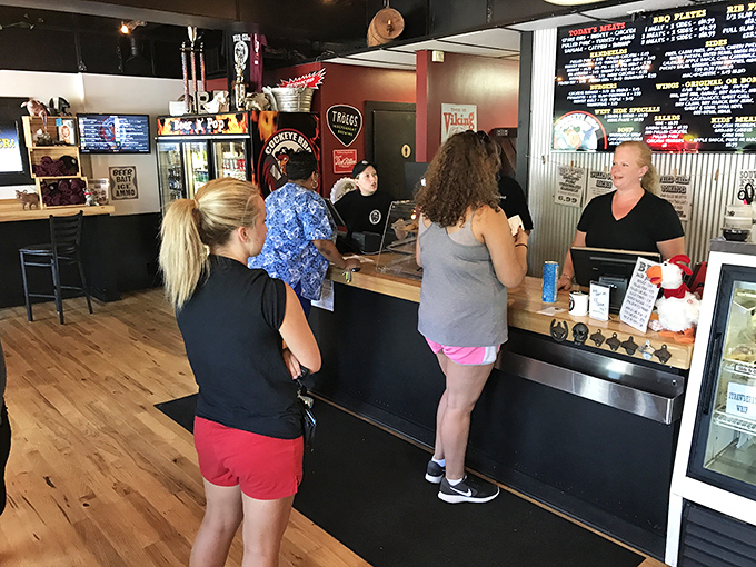 The front counter&mdash;where barbecue dreams are ordered, packaged, and handed over by folks who understand the gravity of their mission.