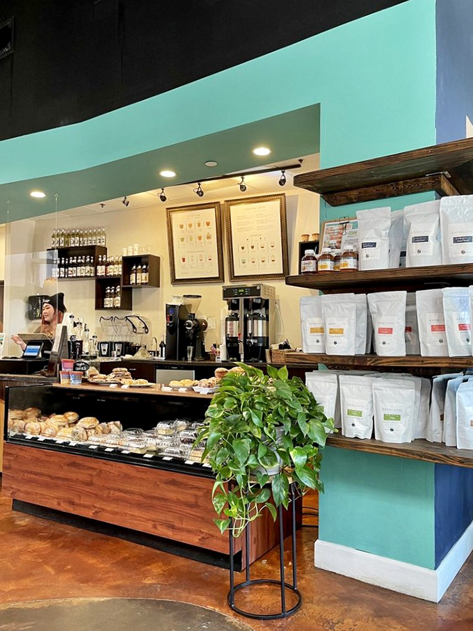 The counter where magic happens &ndash; beans become beverages and pastries tempt even the strongest-willed visitors.