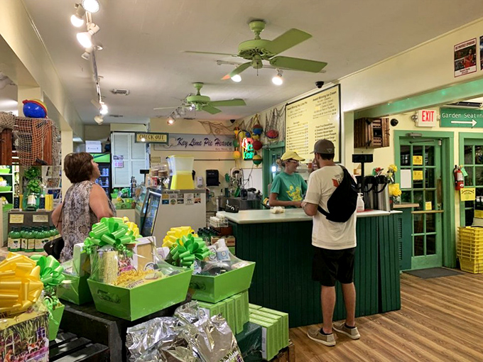 The staff at Kermit's ready to facilitate your key lime fantasies. These are the unsung heroes of your vacation stories.
